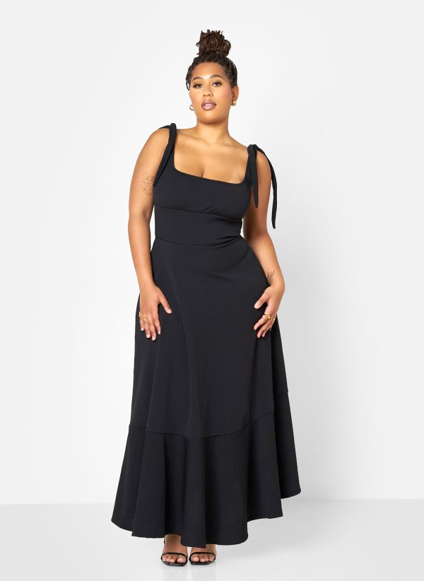 Evelyn Peasant Style Skater Maxi Dress – Rebdolls
